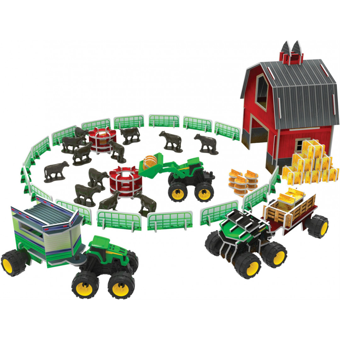 Jd Monster Treads Eco-Snaps Barn Play Set | Mr Toys Toyworld