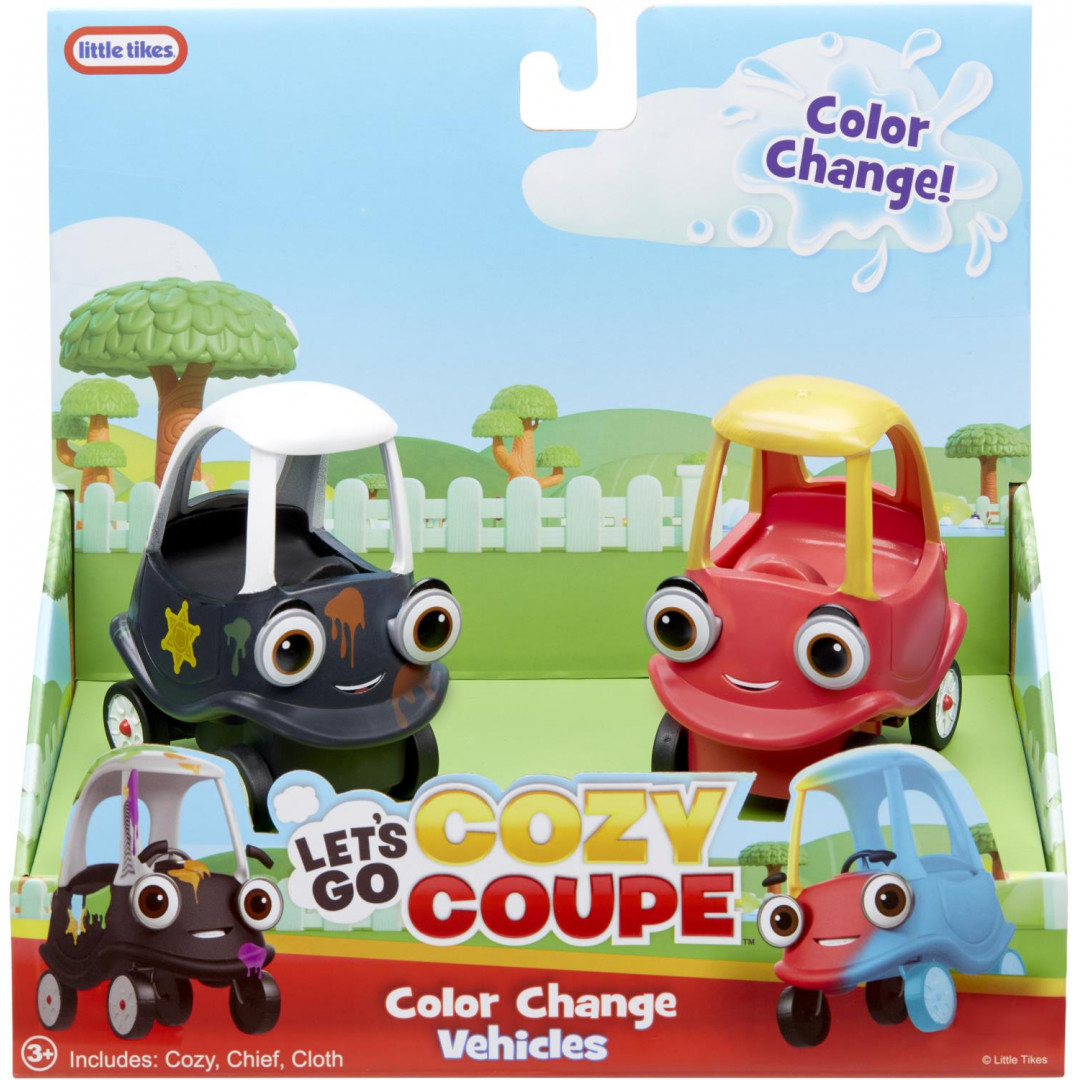 Let’S Go Cozy Coupe 2Pk Colour Change Vehicles | Mr Toys Toyworld
