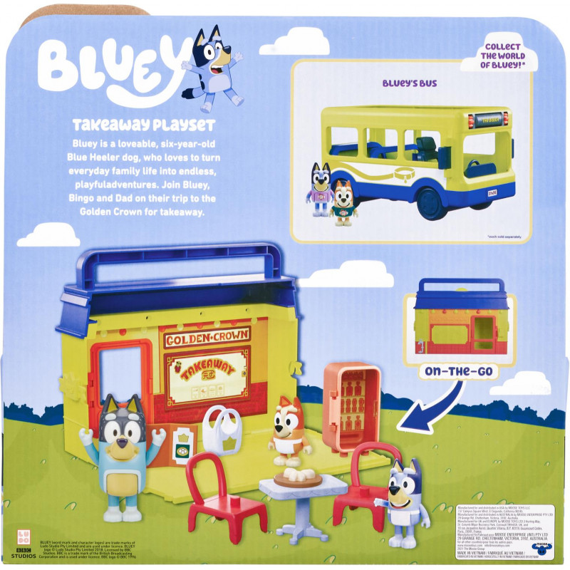 Bluey S7 Take Away Playset | Mr Toys Toyworld